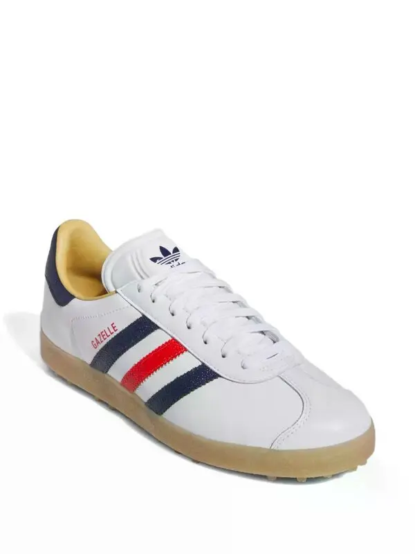 Adidas Gazelle Leather Spikeless Golf Sneakers - White