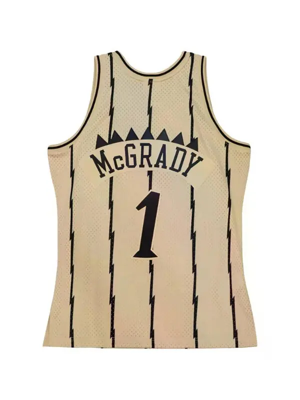 Mitchell & Ness X Nba Raptors 1998 Tracy Mcgrady Striped Tank Top - Neutrals