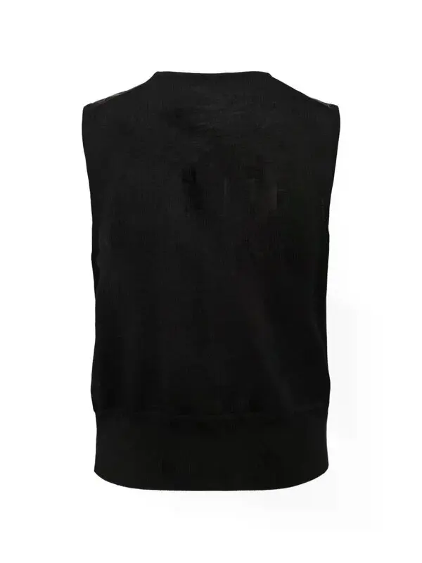 Erdem Floral Print Sleeveless Top - Black