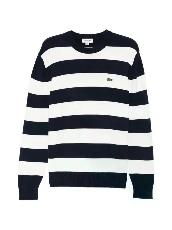 Lacoste Striped Ribbed Sweatshirt