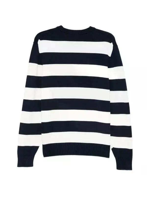 Lacoste Striped Ribbed Sweatshirt