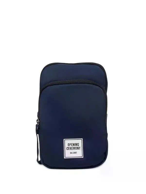 Opening Ceremony Logo Patch Phone Bag - Blue