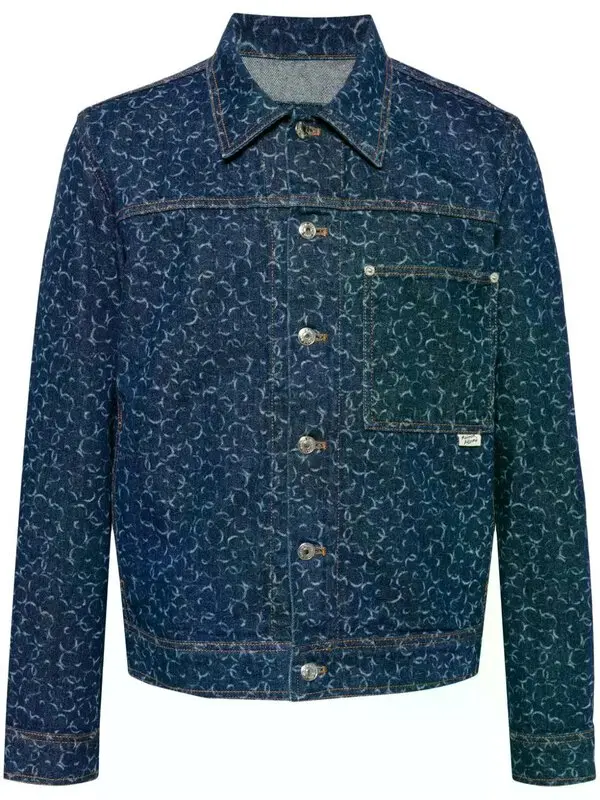 Maison Kitsuné Laser-cut Denim Jacket