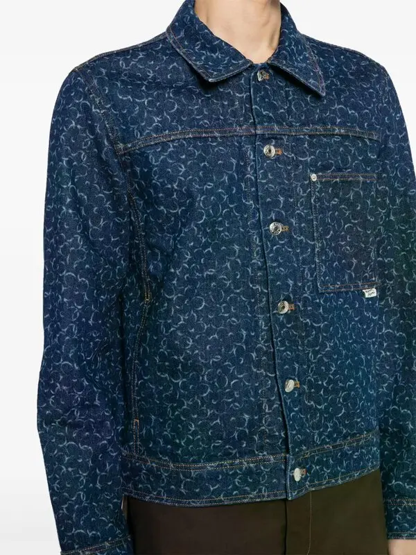 Maison Kitsuné Laser-cut Denim Jacket