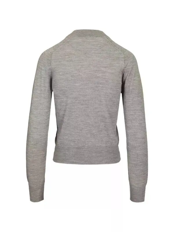 AMI Paris Logo-embroidered Sweater