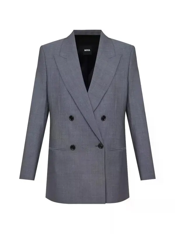BOSS Wool Double-breasted Jacket