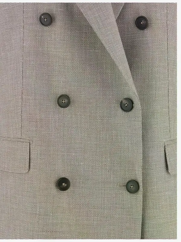 Tagliatore Peaked Lapels Double-breasted Jacket - Neutrals
