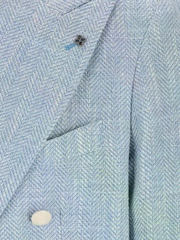 Tagliatore Double-breasted Blazer - Blue
