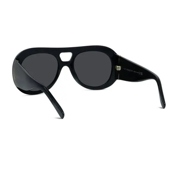 Givenchy Acetate Aviator Sunglasses - Black