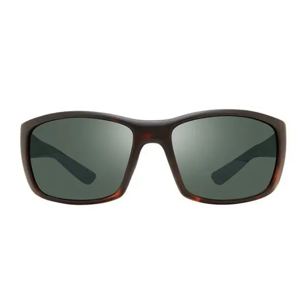 REVO Tortoise Sunglasses With Smoky Green Polarized Lenses - Havana