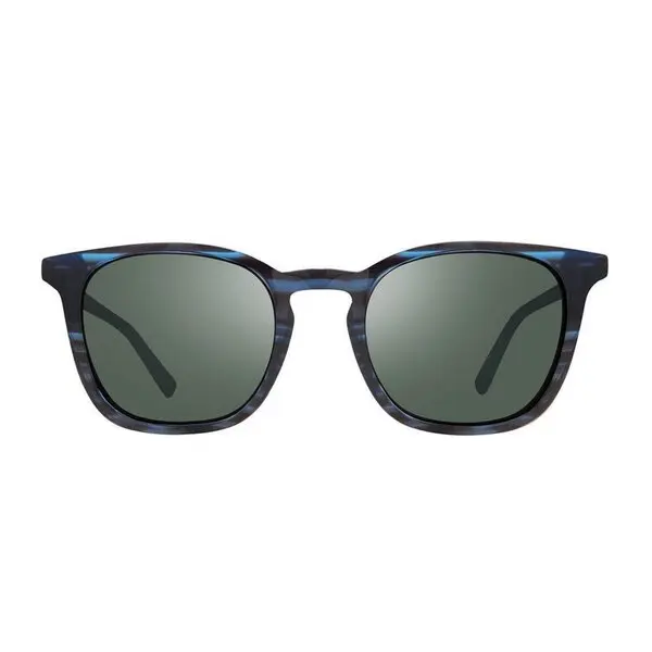 REVO Square Frame Sunglasses - Blue