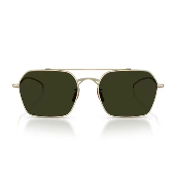 Oliver Spencer Square Frame Sunglasses - Gold