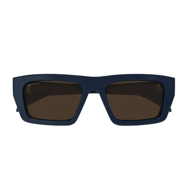 Gucci Logo Rectangular Sunglasses - Blue