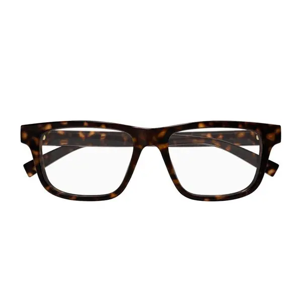 Gucci Rectangular Frame With Web Detail - Havana