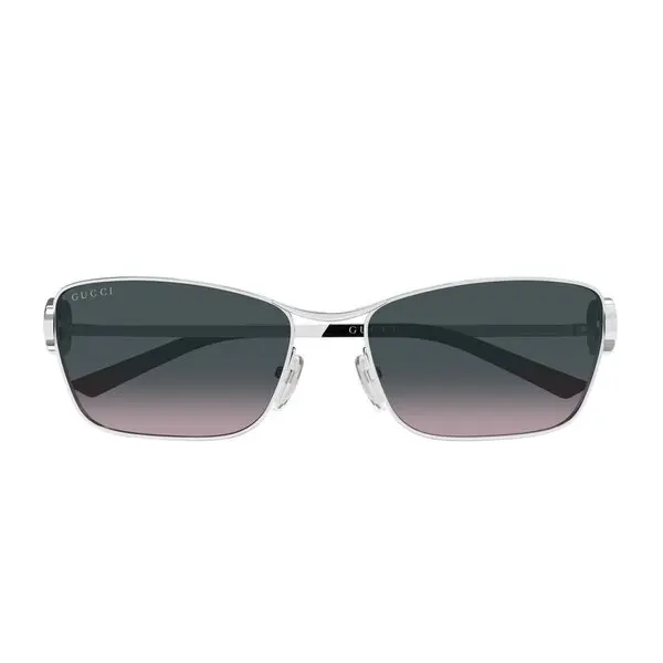 Gucci Linea Emblem Sunglasses - Silver