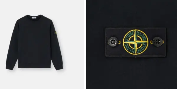 Stone Island Crewneck Sweatshirt - Black