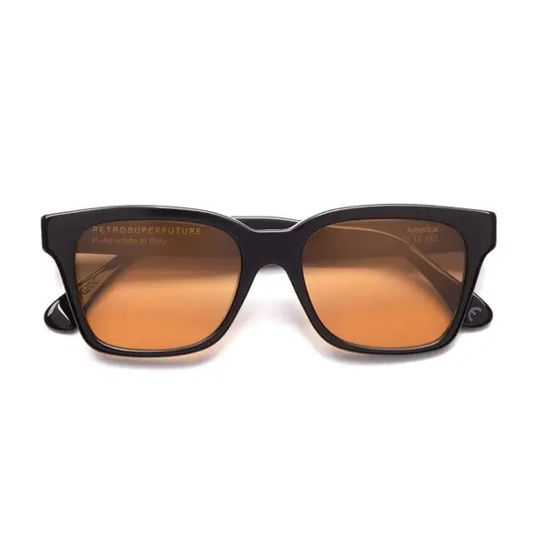 RETROSUPERFUTURE America Square Frame Sunglasses - Black