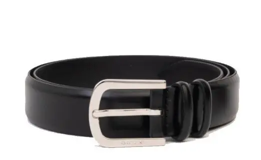 ORTIGNI Leather Belt - Blue