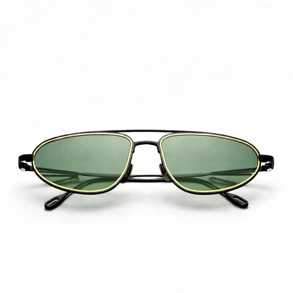 CAPOTE EYEWEAR C009 Paper Clip Sunglasses - Black