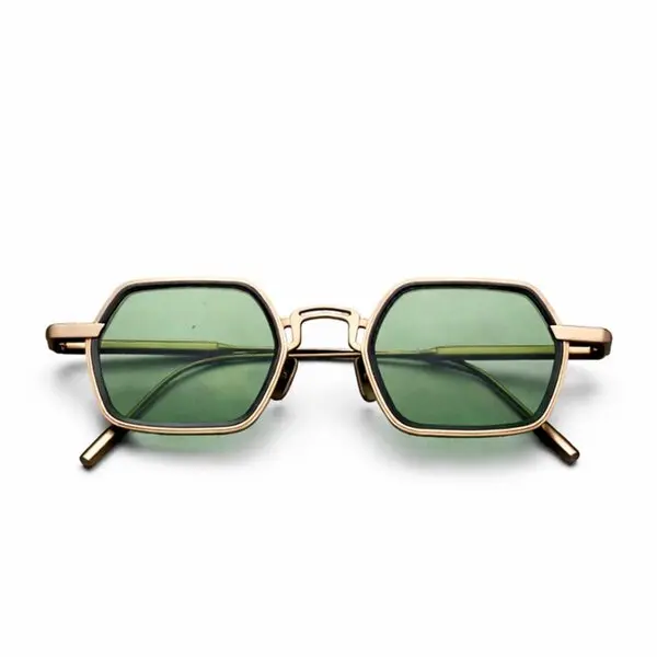 CAPOTE EYEWEAR Antique Octagon Sunglasses - Gold