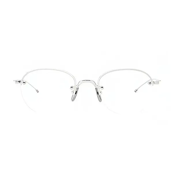 Thom Browne Rectangle Optical Glasses - Silver