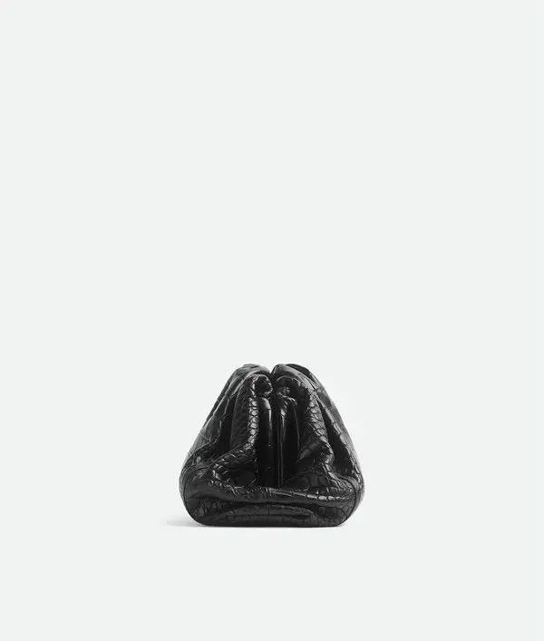 Bottega Veneta Alligator Leather Clutch - Black