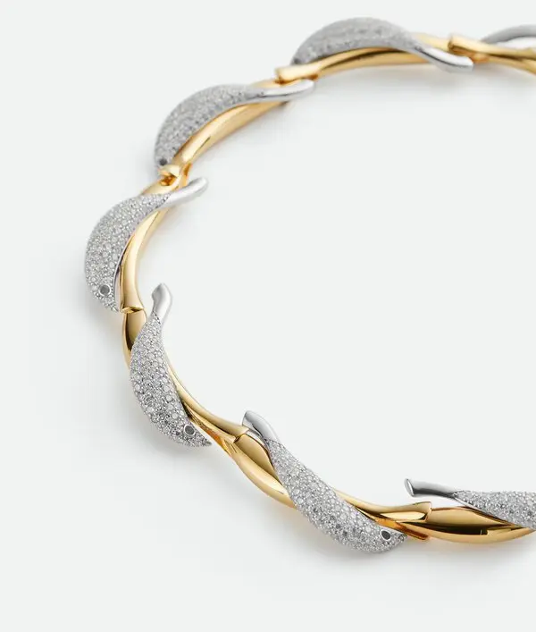 Bottega Veneta Sardine Necklace - White