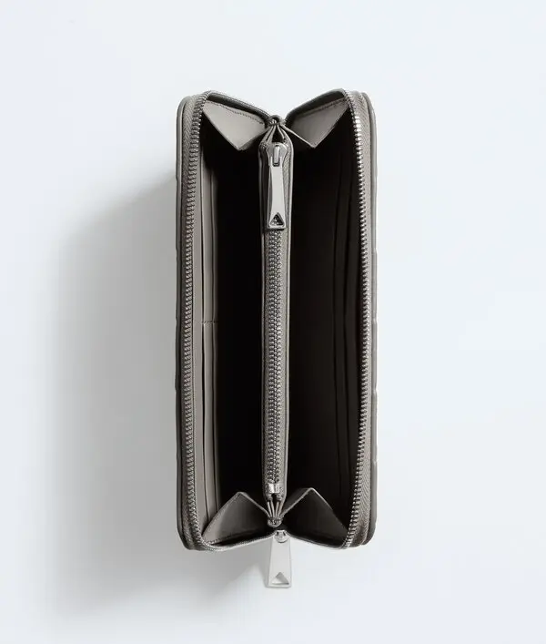 Bottega Veneta Intrecciato Zip Around Wallet