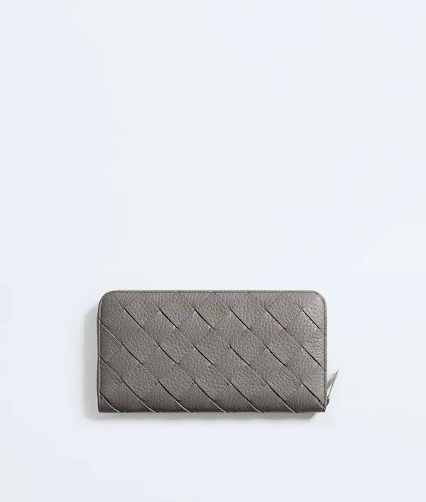 Bottega Veneta Intrecciato Zip Around Wallet