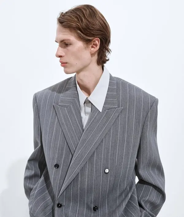 Bottega Veneta Light Wool Pinstripes Jacket