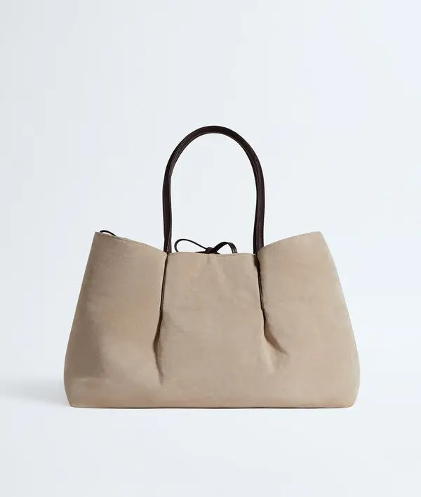 Bottega Veneta Large Pinacoteca - Espresso/ecru