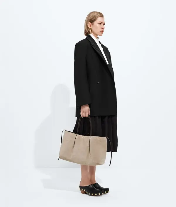 Bottega Veneta Large Pinacoteca - Espresso/ecru