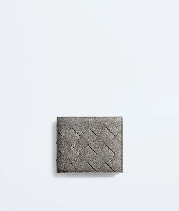 Bottega Veneta Intrecciato Bi-fold Wallet - Basalt