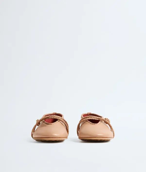 Bottega Veneta Rosa Mary-jane Ballerina - Cipria