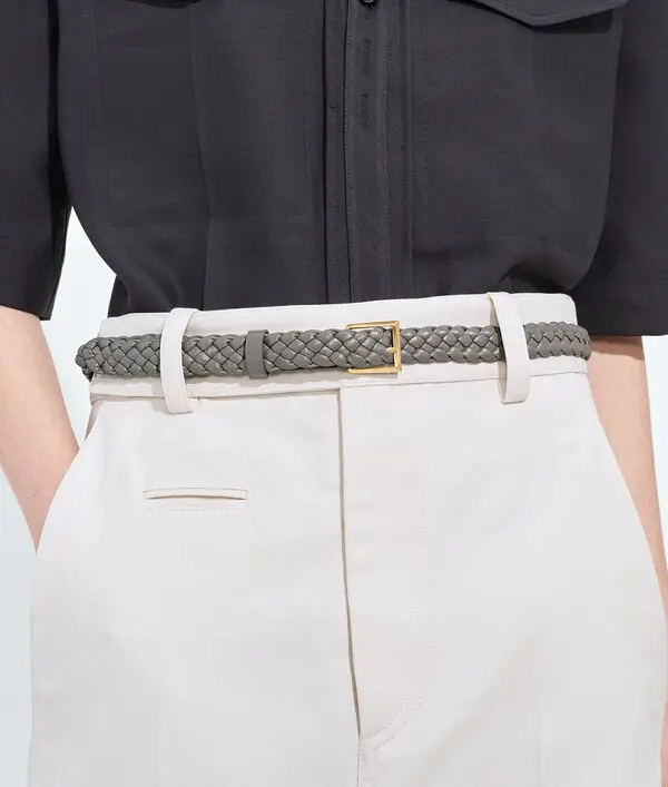 Bottega Veneta Solo Belt - Basalt