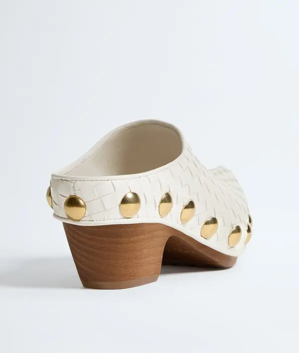 Bottega Veneta Gondola Clog - Alabaster