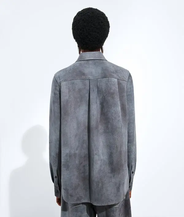 Bottega Veneta Cloudy Suede Shirt