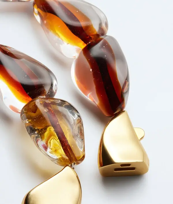 Bottega Veneta Prisma Necklace - Taffy