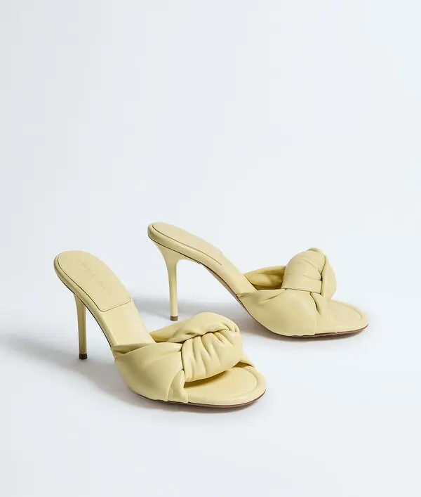 Bottega Veneta Cherry Mule - Butter Yellow