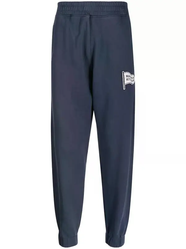 Maison Kitsuné Logo-patch Cotton Track Pants