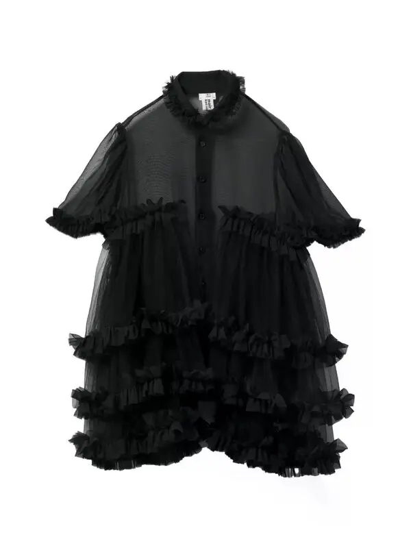 Noir Kei Ninomiya Tiered Ruffle Top