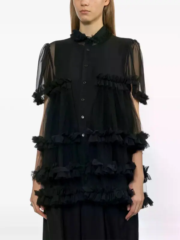 Noir Kei Ninomiya Tiered Ruffle Top