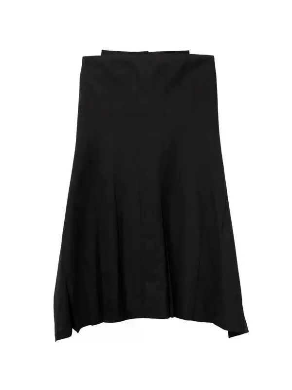 Junya Watanabe Flared Wrap Midi Skirt