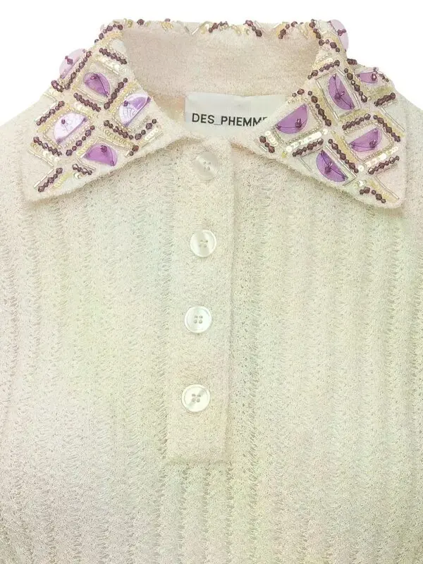 DES_PHEMMES Embroidered Polo