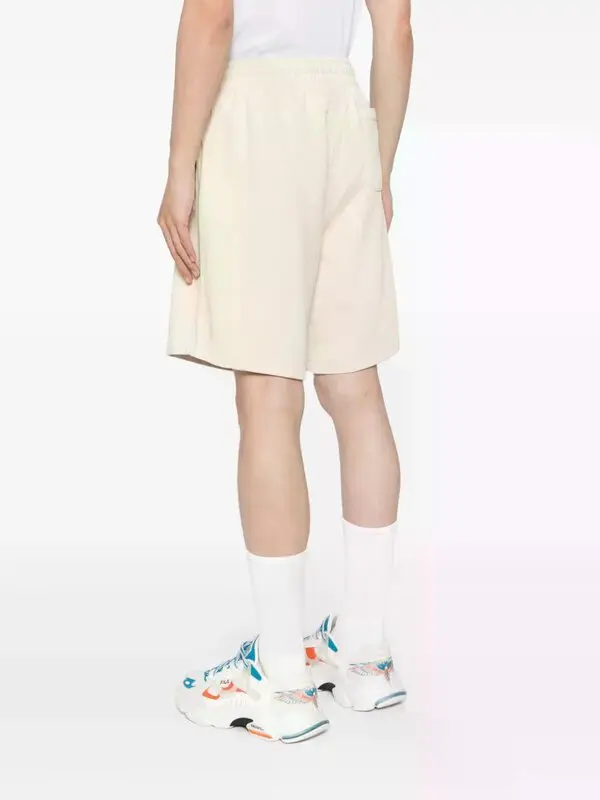 Maison Kitsuné Fox Head Cotton Track Shorts