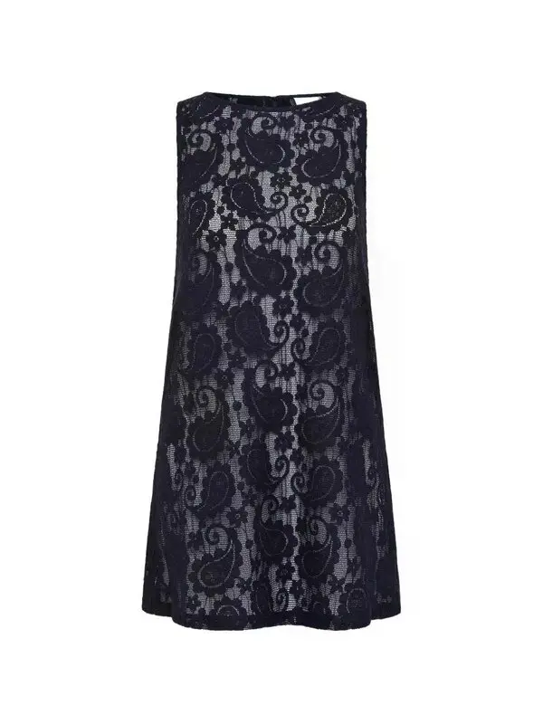 The Upside Lace Mini Dress - Blue