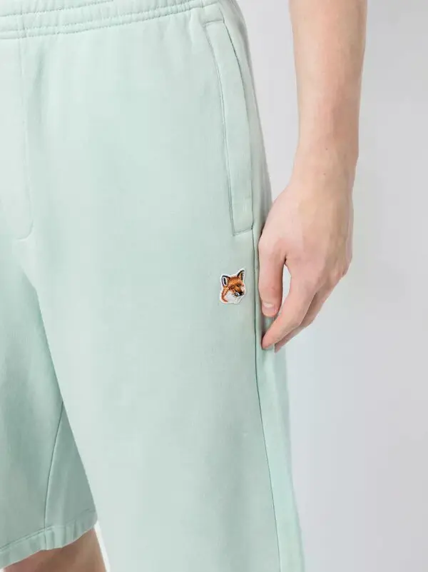 Maison Kitsuné Logo-patch Track Shorts - Green