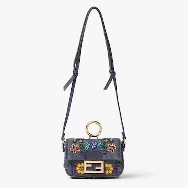 Fendi Nano Baguette Charm - Blue