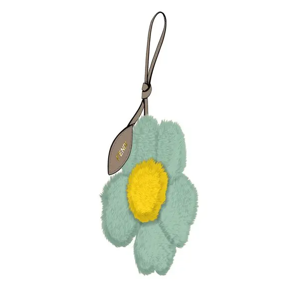Fendi Sunny Side Flowers Charm - Multicolour