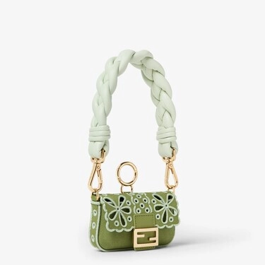 Fendi Nano Baguette Maxi Handle Charm - Green